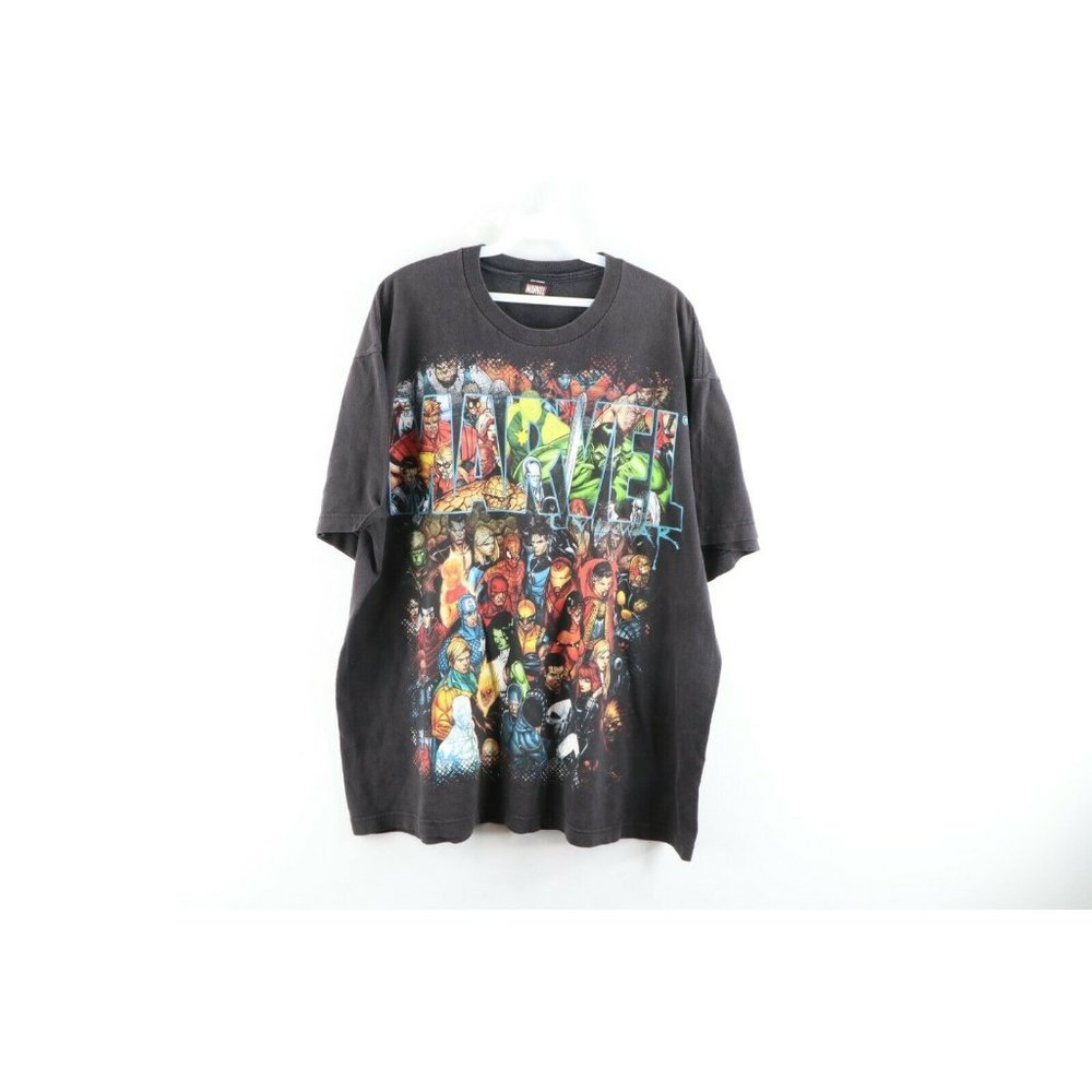 Vintage Marvel Mad Engine Civil War Spell Out Faded A… - Gem